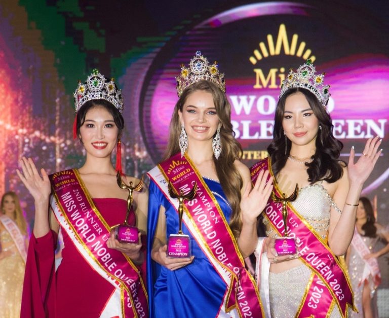 Miss World Noble Queen 2023 is Maria Solonari of Moldova