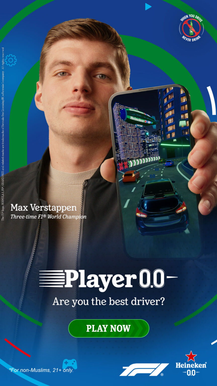 Heineken’s ‘When You Drive, Never Drink’ campaign kicks off with Player ...