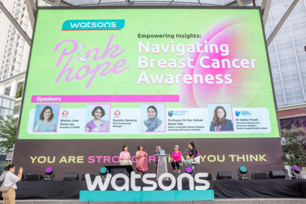 Watsons Malaysia raising awareness of breast cancer, healthy lifestyle ...