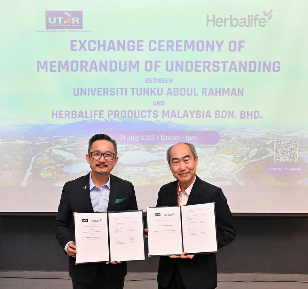 Herbalife and UTAR signs MoU to advance nutrition knowledge among students