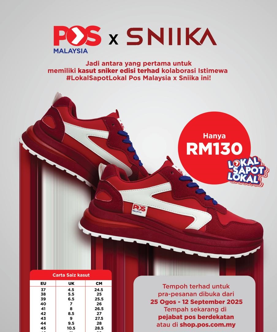 Pos Malaysia x Sniika collab launches sneaker collection