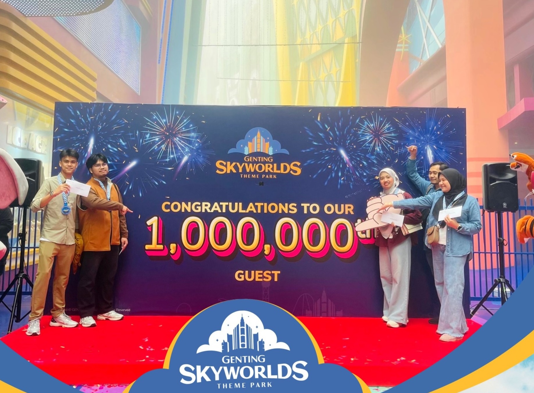 Genting SkyWorlds celebrates its one millionth guest of 2025